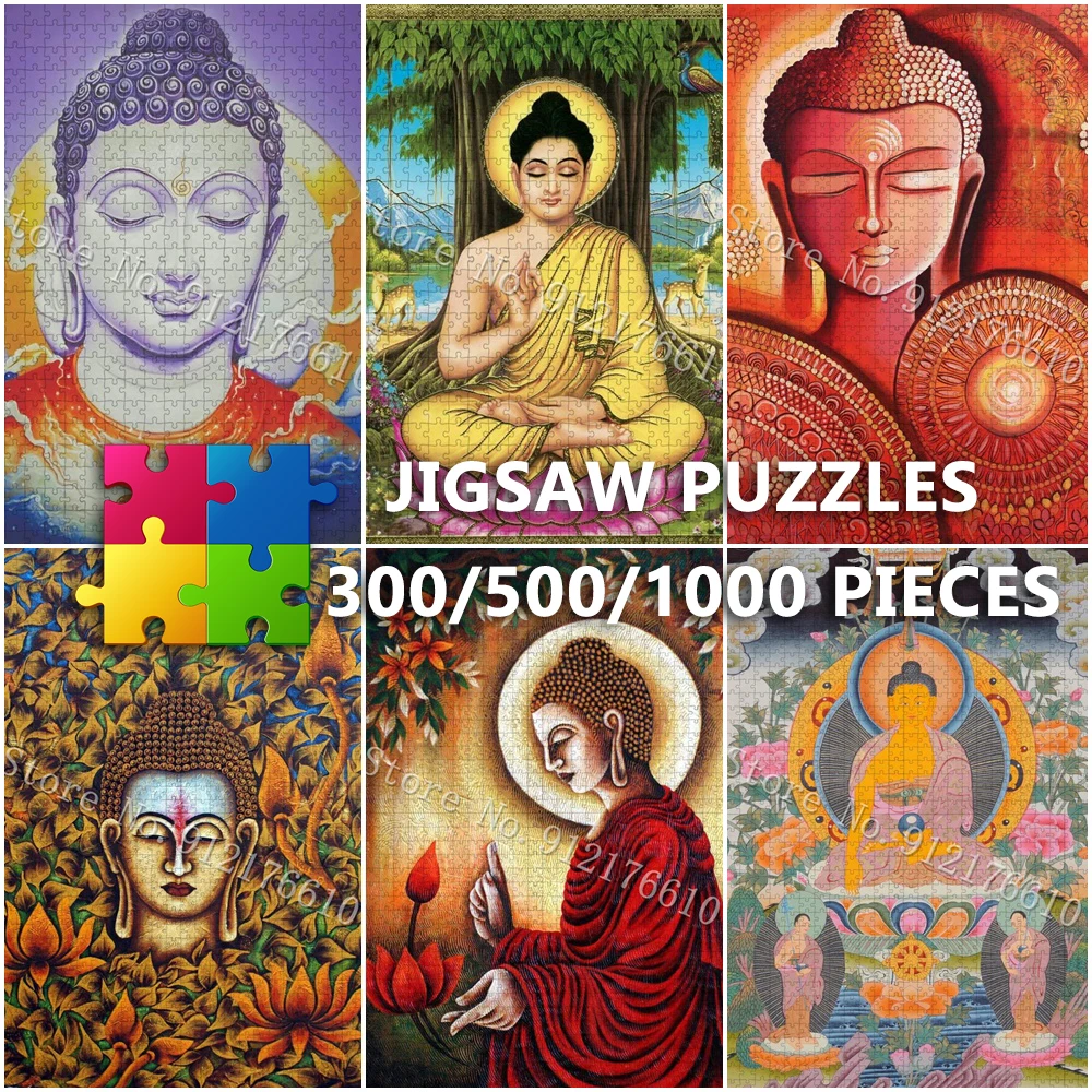 Buddha-Zen-Art-Jigsaw-Puzzles-300-500-1000-Pieces-Paper-Puzzle-for ...