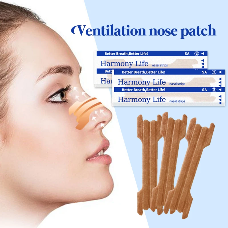 100-500PCS Breath Nasal Strips Right Aid Stop Snoring Nose Patch Good ...