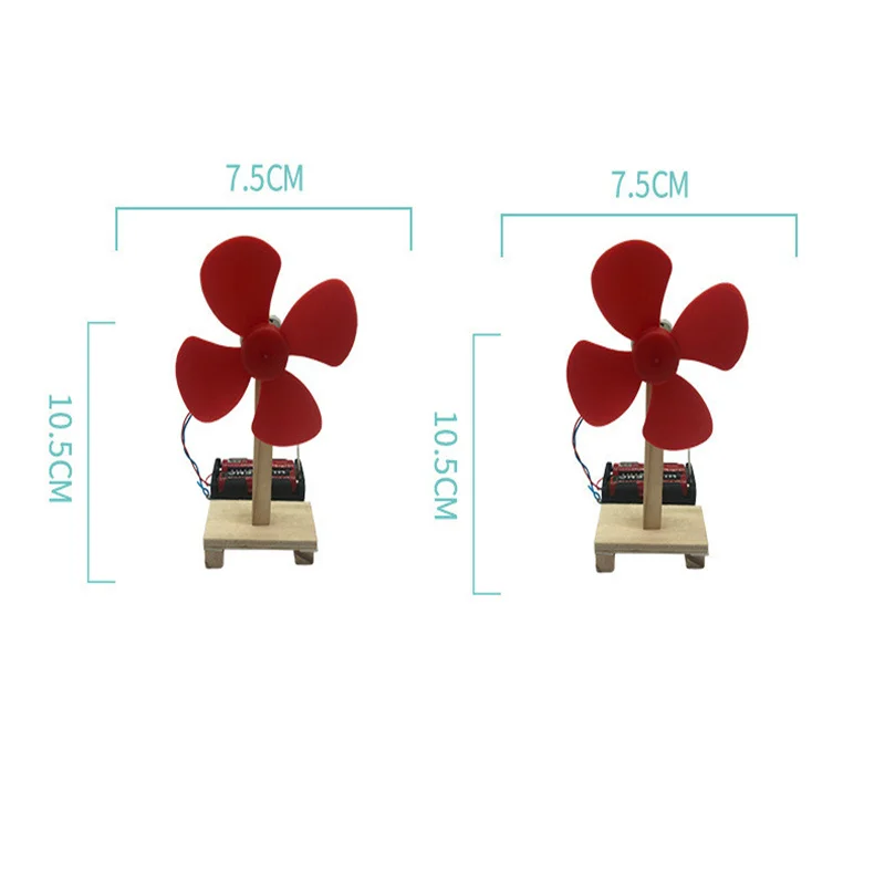 Children's DIY Mini Model Fan Educational Toys Science Physics ...