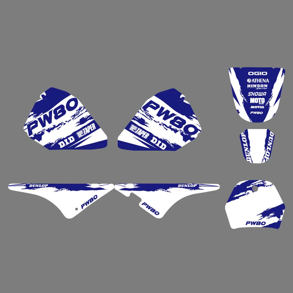Graphics Background Decal Stickers | Yamaha Pw 80 Stickers | Yamaha Pw ...