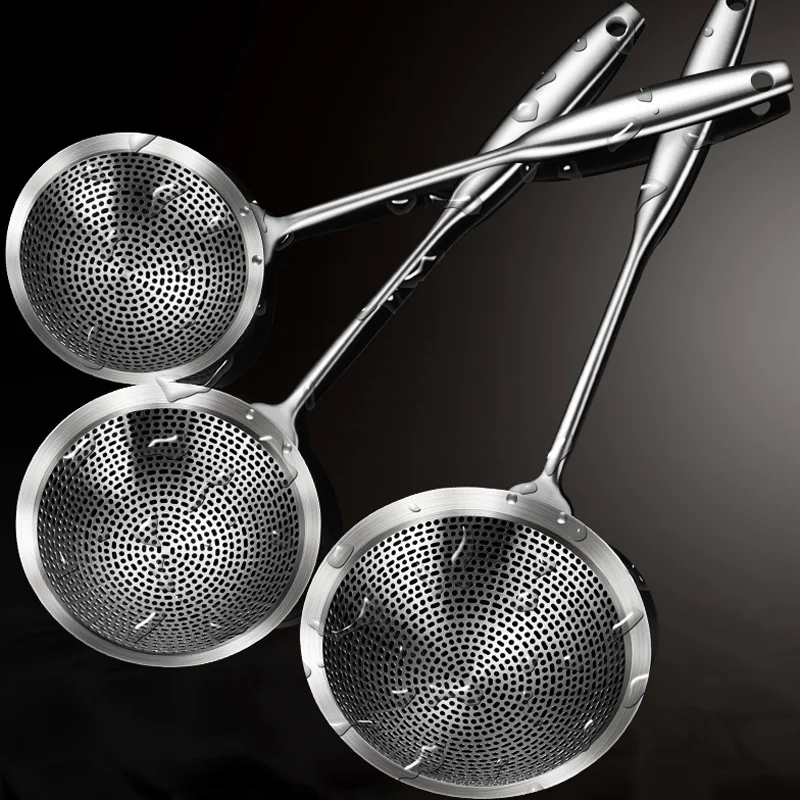 1Pcs-Stainless-Steel-Skimmer-Strainer-Colander-Mesh-Deep-Fryer-Oil ...