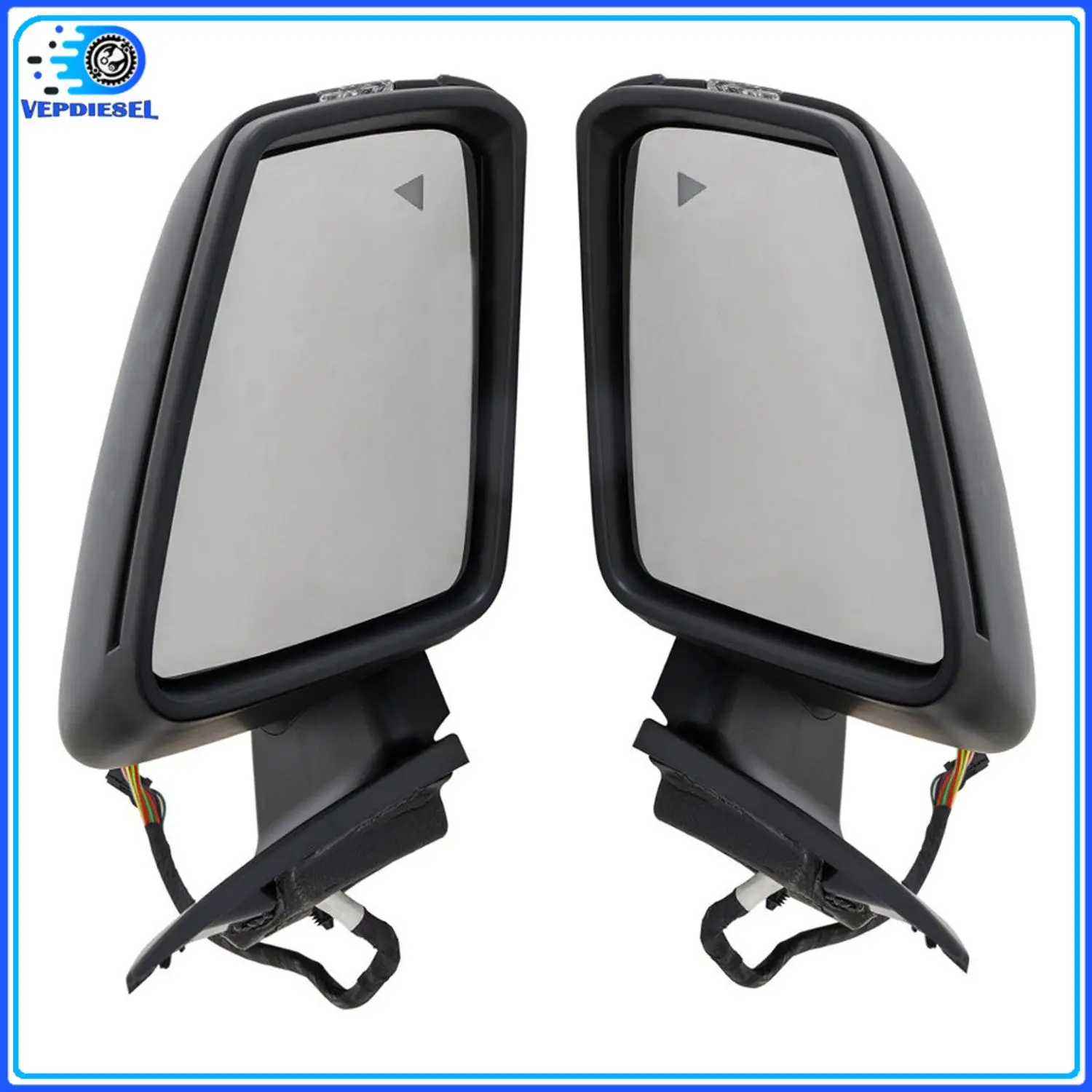 Door Mirrors Driver & Passenger Side Pair Blind Spot 1178100776-PFM ...