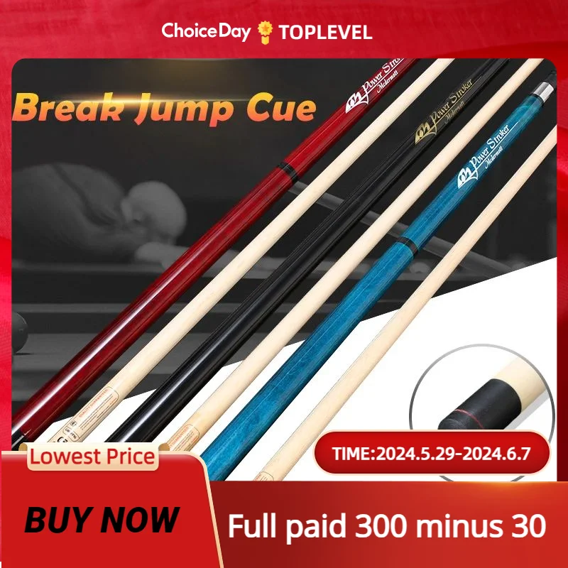 CrICAL-Break-Jump-Cue-Maple-Shaft-Jump-Cue-Red-Black-Blue-Colors ...