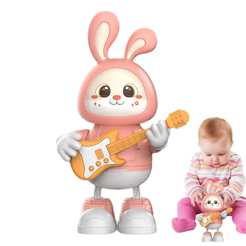 Cartoon-Dancing-Rabbit-Toy-Guitarist-Bunny-Pet-Electronic-Robotic ...