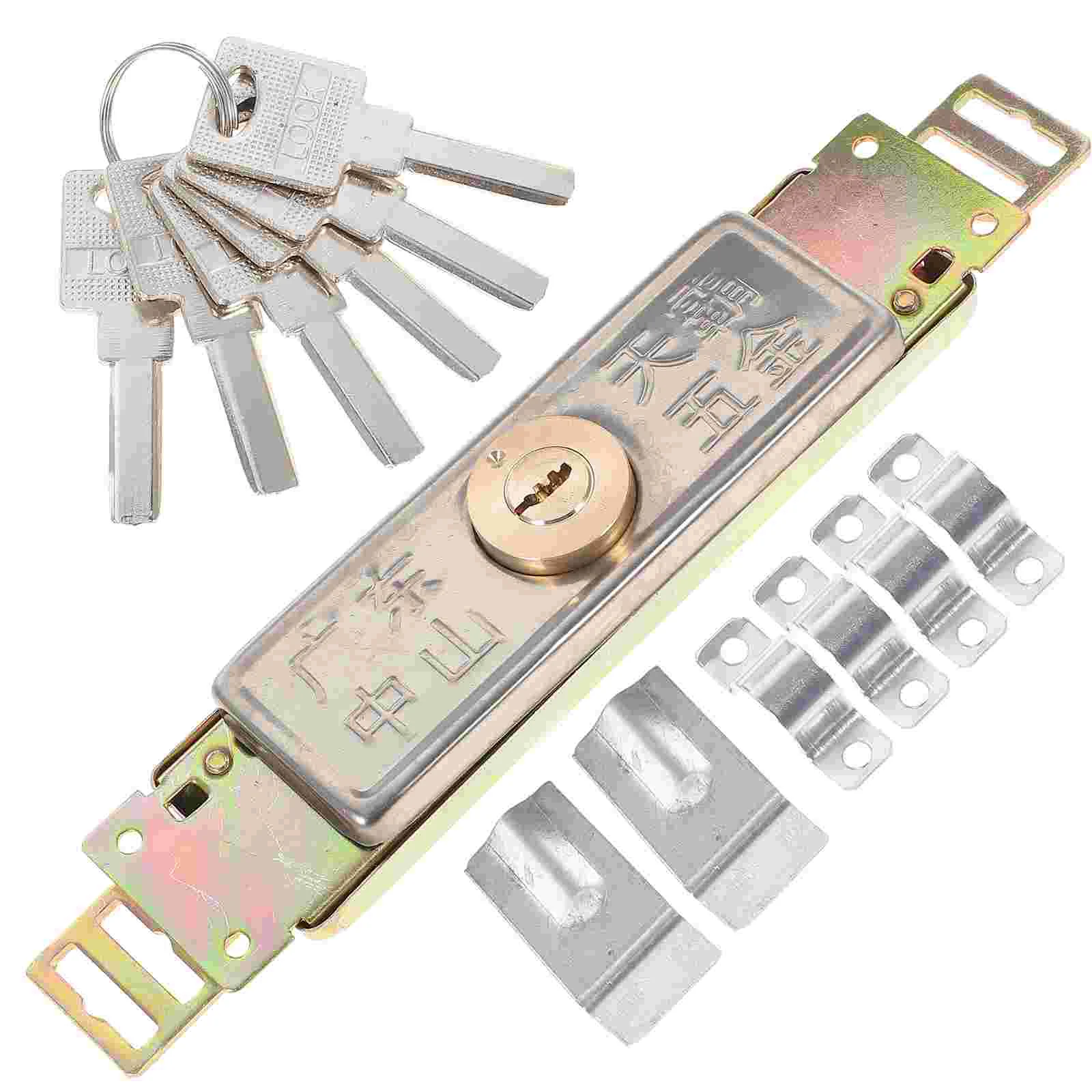 Shutter-Door-Lock-with-Keys-Vertical-Rolling-Roller-Locks-Garage-Keyway ...