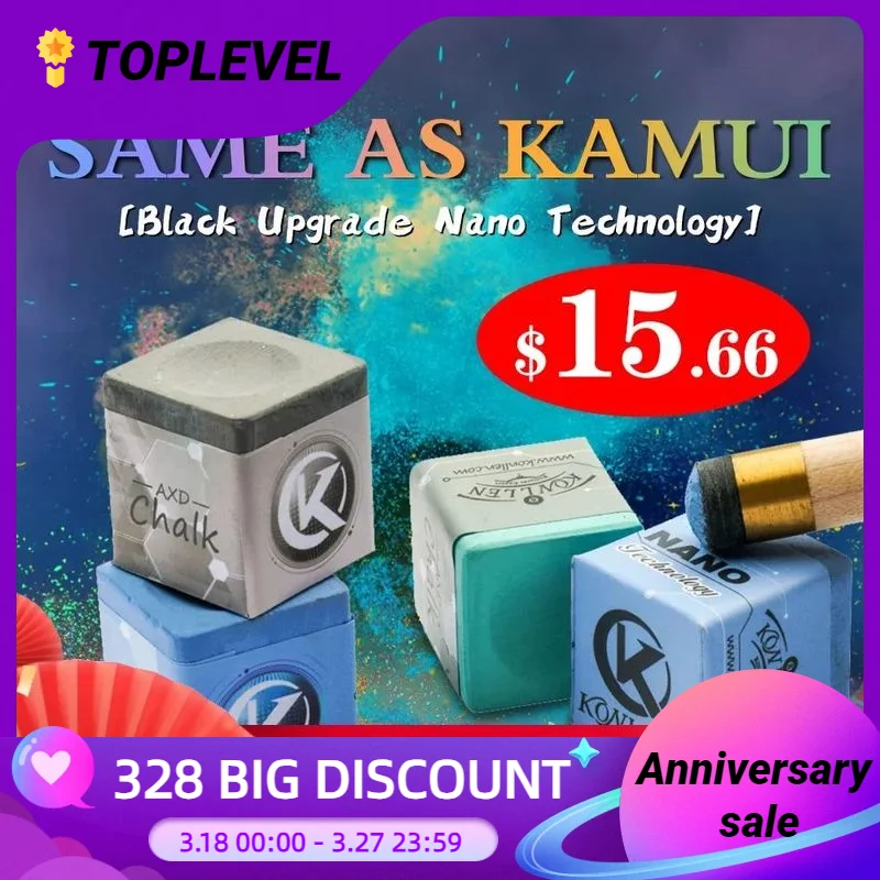 KONLLEN-Billiards-Chalks-Grip-Power-Adhesion-Solidity-Pool-Cue-Chalk ...