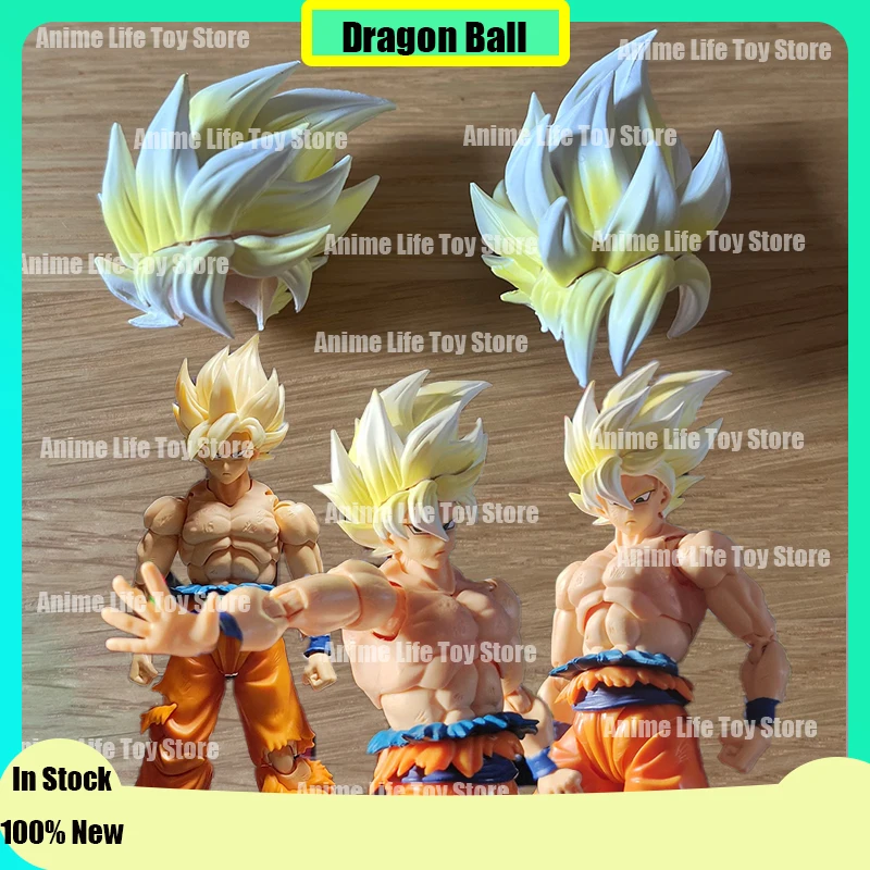 Dragon-Ball-Black-Hole-Model-Goku-Wind-Hair-Heads-Accessories-Beast ...