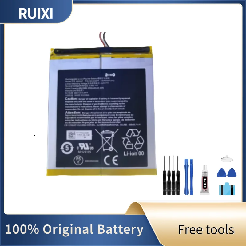 RUIXI Battery 2855C7 6500mAh For vFor Amazon 2855C7 58-000377 Battery ...