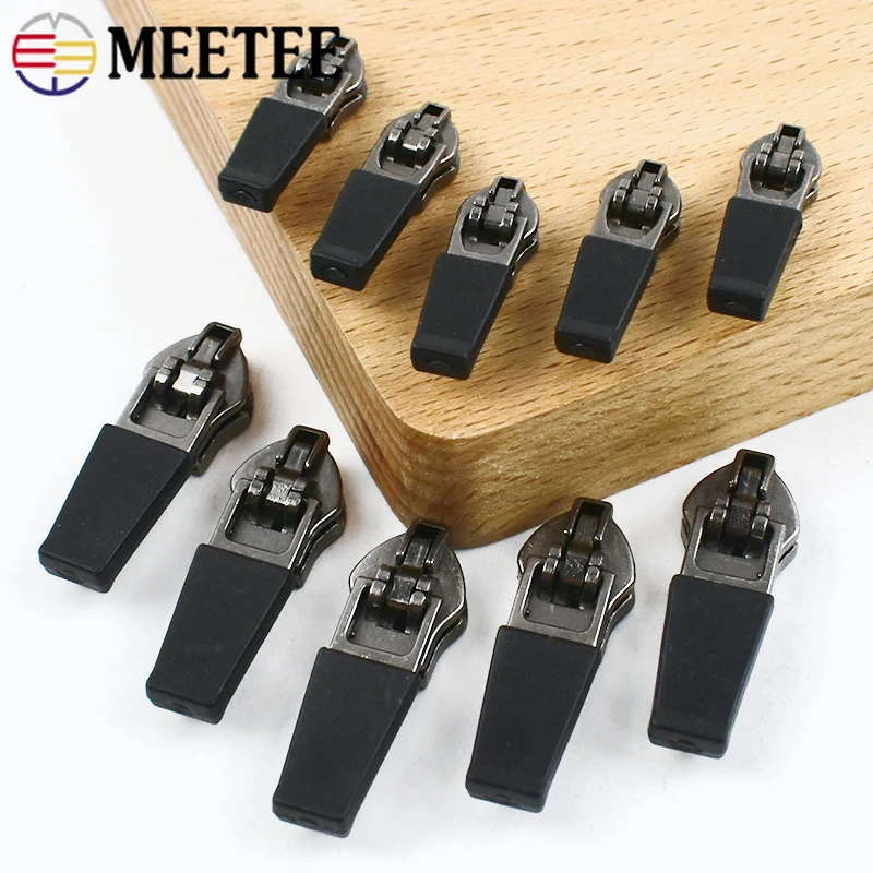 5-50Pcs 3#5# Waterproof Zipper Puller for Nylon Zippers Bags Jacket ...