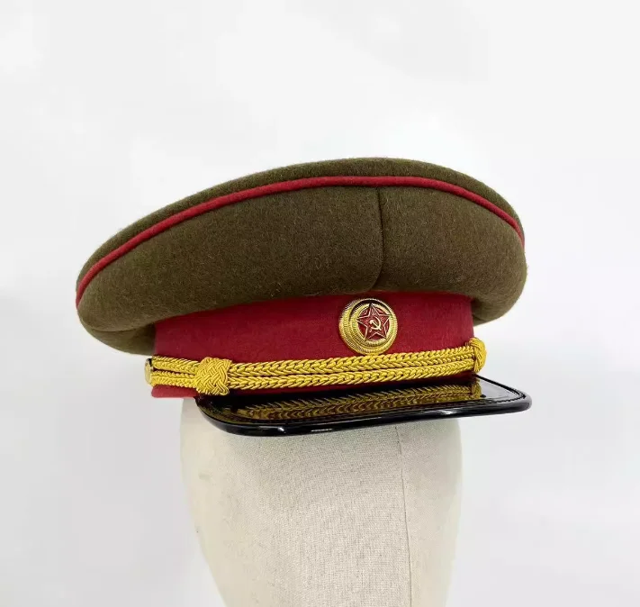 Soviet-Marshal-Hat-Stalin-Parade-Hat-Big-brimmed-Hat-Soviet-Red-Army ...