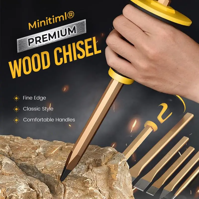 Chisel-Flat-Chisel-Bull-Point-Chisel-Durable-Industrial-Grade-Alloy ...