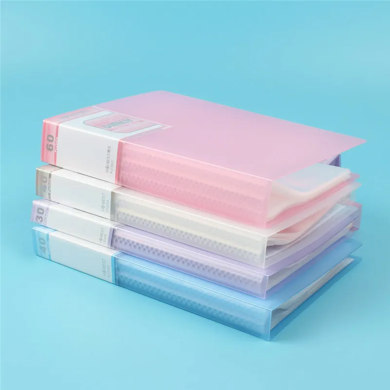 A5-Multilayer-File-Folder-Insert-Data-Book-40-100-Pages-Transparent ...