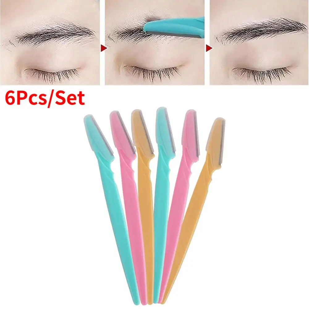 6pcs-Eyebrow-Trimmer-Eyebrow-Razor-Shaver-Blade-Eye-Brow-Shaper-Face ...