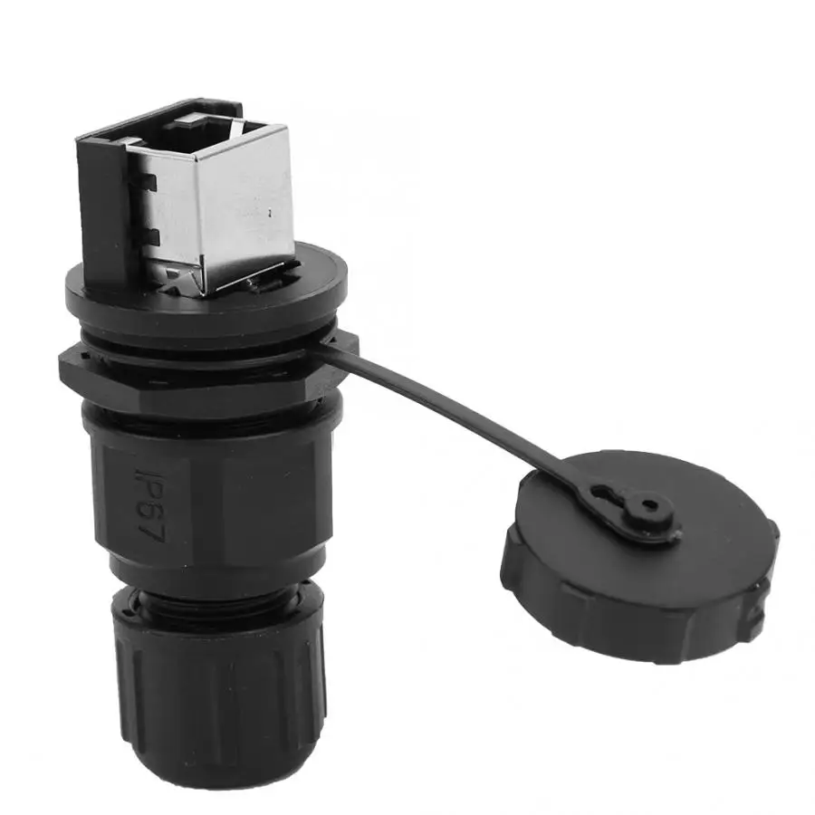 Rj45 Ethernet Cable Connector Waterproof Fireproof Cat5 Cat6 Plug ...