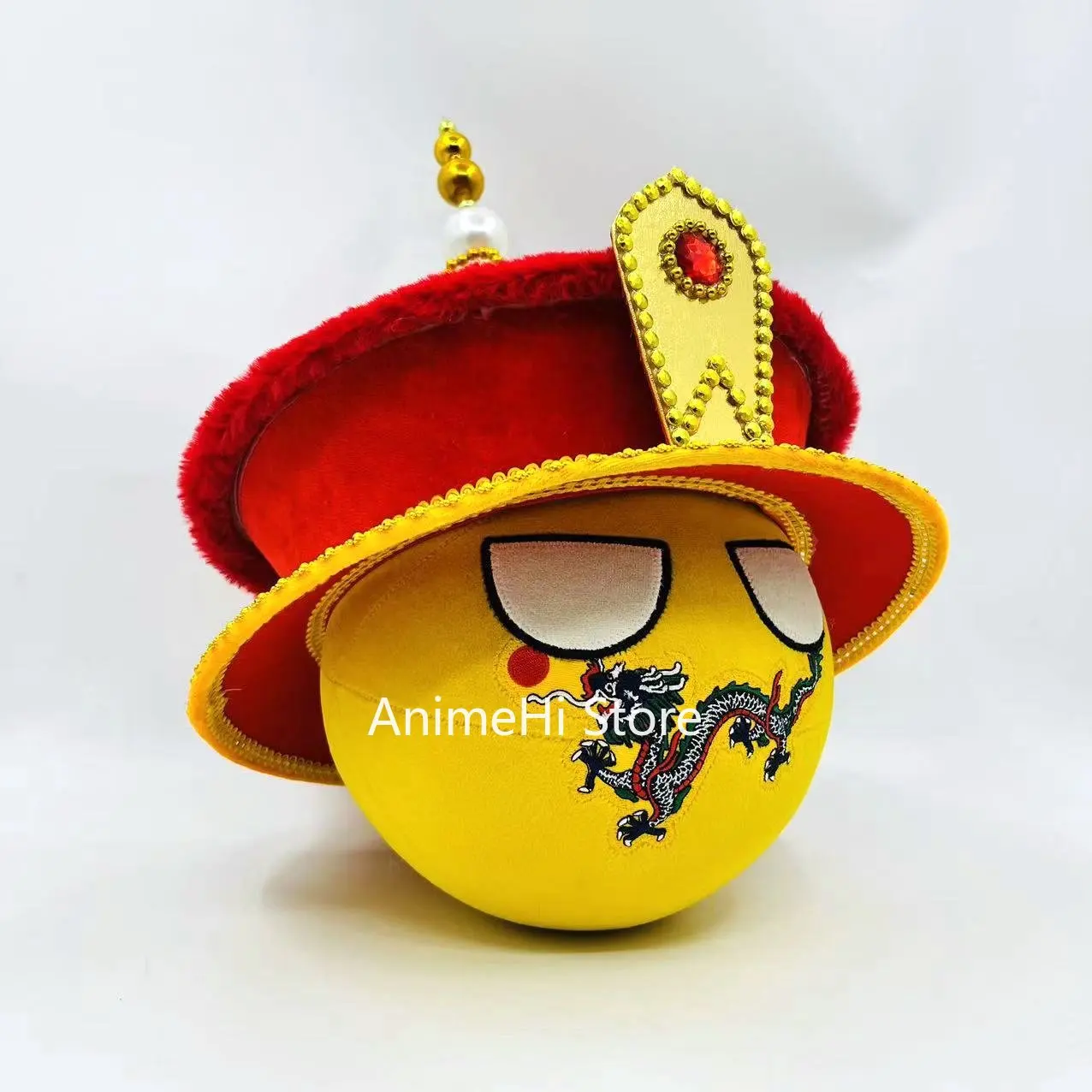 Qing-Dynasty-Ball-and-King-Hat-Plush-Doll-China-Countryball-Plushies ...