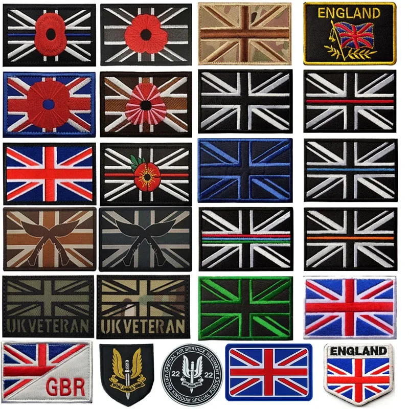 BRITISH-Flag-Patch-Union-IR-Reflective-PATCH-UK-Great-Britain-UNITED-KINGDOM-Military-Flog-SAS ...