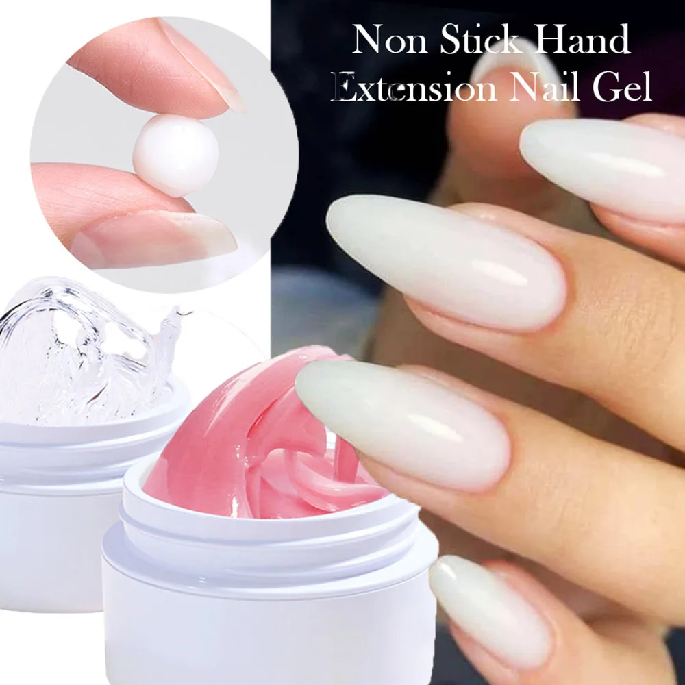 15ml-jar-Acrylic-Poly-Nail-Extension-Gel-Pink-White-Clear-Non-Stick ...