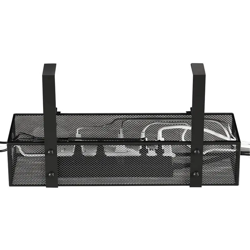 Under-Desk-Cable-Management-Tray-No-Punching-Under-Table-Wire-Organizer ...