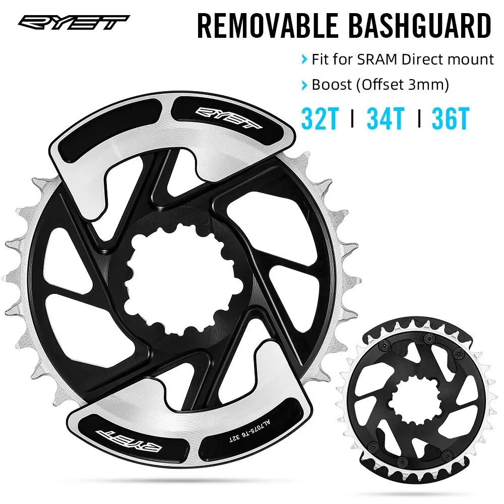 RYET-Narrow-Wide-MTB-Chainring-Boost-Offset-Montanha-Bashguard ...