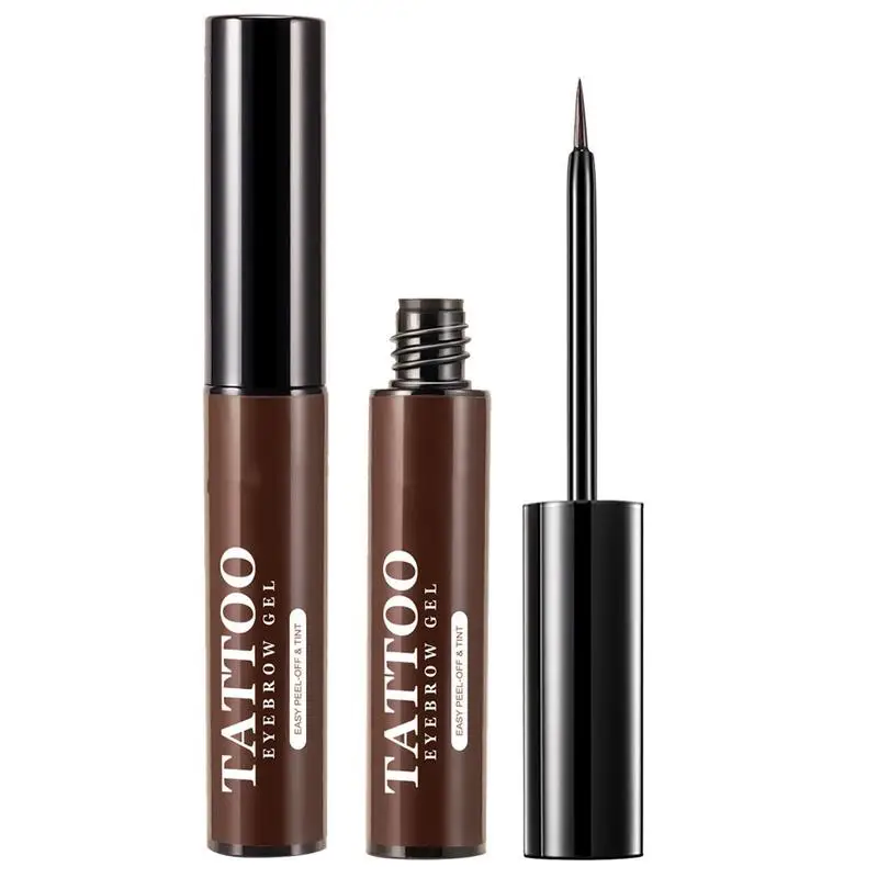 Tinted Brow Gel Water Resistant Peel Off Eye Brow Makeup With Brow ...