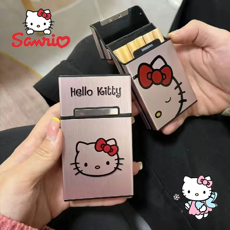 Tiktok-same-style-pink-ladies-cigarette-case-hot-girls-Hello-Kitty ...