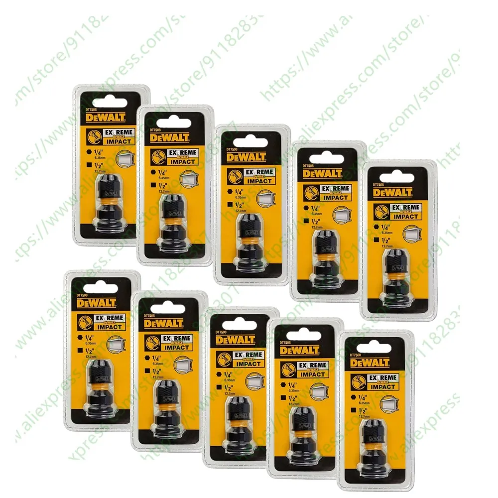 Adaptador de Chave de Impacto DEWALT DT7508-QZ 1/4 "Hex para 1/2 ...
