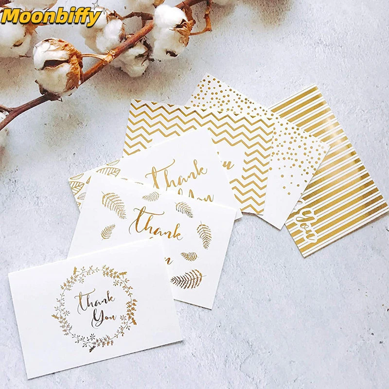 10/30 Pcs White Thank You Card Thank You for Your Order Card Praise ...