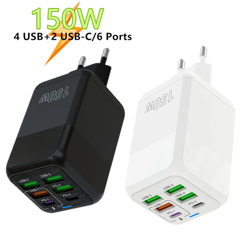 150W-USB-C-Charger-Fast-Charging-Quick-Charge-High-Speed-Charger-For ...
