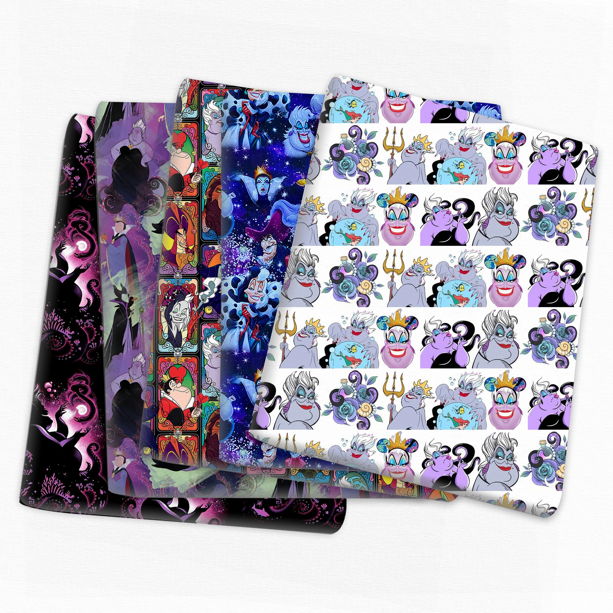 Disney-Ursula-Witch-50-145cm-Digital-Printing-Polyester-Cotton-Fabric ...