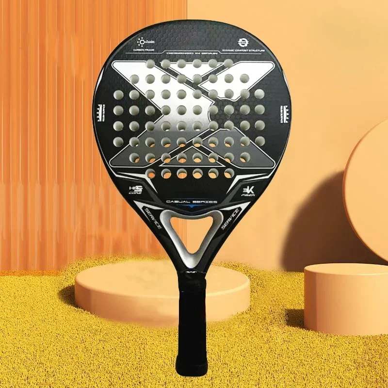 2024Padel-Tennis-Racket-Carbon-Fiber-Eva-Soft-Memory-Shape-Rough ...