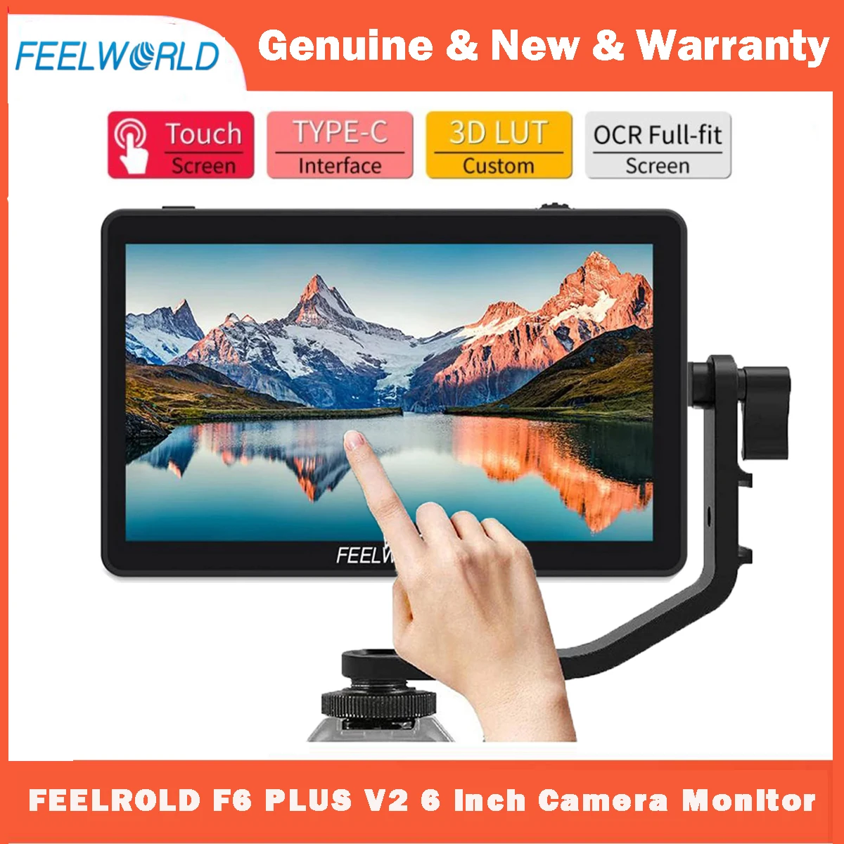 Feelworld F6 Plus V2 4k Monitor 6 Inch On Camera Dslr Field Monitor 3d ...