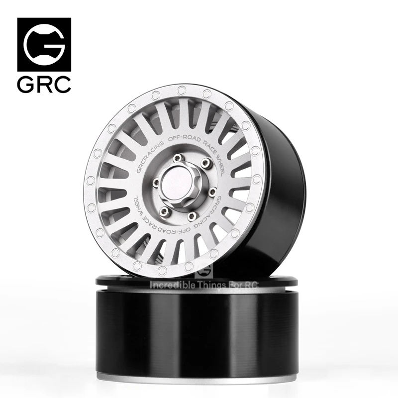 Grc-rc-carro-scx10-rr10-roda-hub-2-2-metal-de-alum-nio-beadlock-rodas ...