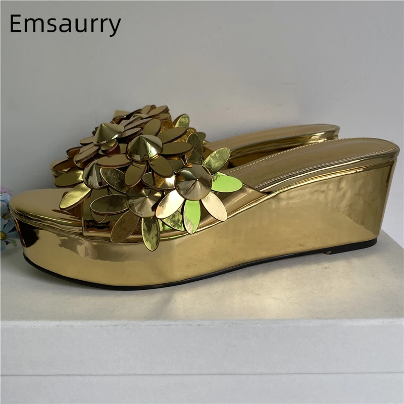 High-Platform-Wedges-Modern-Sandals-Women-Luxury-Patent-Leather-Rivet ...