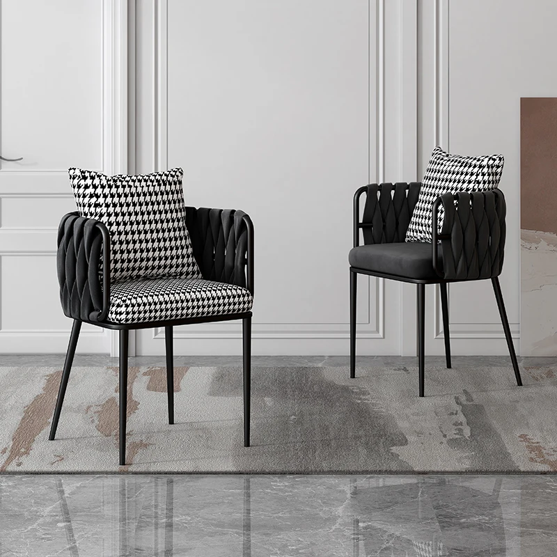 Italian-Luxury-Dining-Chair-Individual-Armchairs-Floor-Office-Dining ...