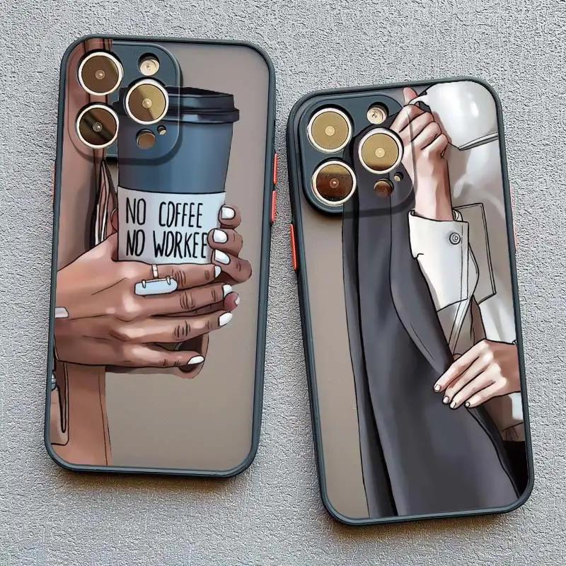 Fashionable-Girl-High-Heels-Phone-Case-For-iPhone-16-15-14-13-12-11-Pro ...