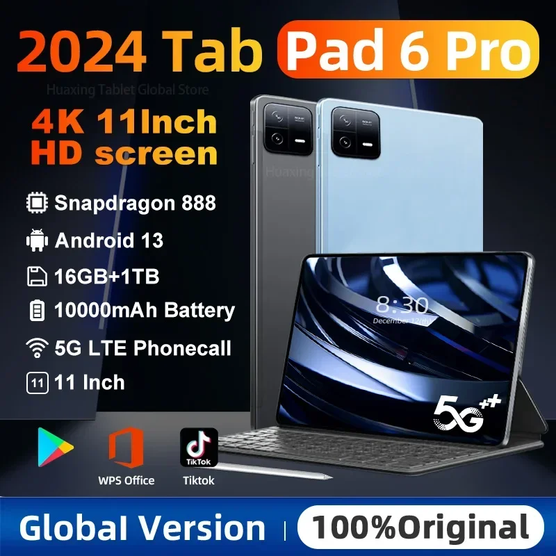 Xioami-Tableta-Pad-6-Pro-HD-4K-Android-13-Snapdragon-2024-11-pulgadas ...