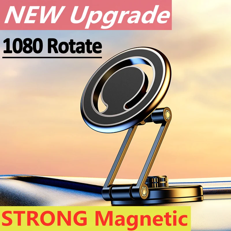 1080 Rotate Magnetic Car Phone Holder Stand 2023 New Desk Notbeook ...