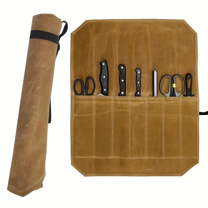 Portable-Knife-Bag-Kitchen-Knife-Roll-Bag-Carry-Case-Canvas-Cutlery ...
