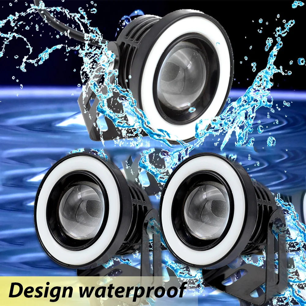2X Car COB Auto DRL Led 12V HeadLamps Angel Eyes Fog Waterproof ...