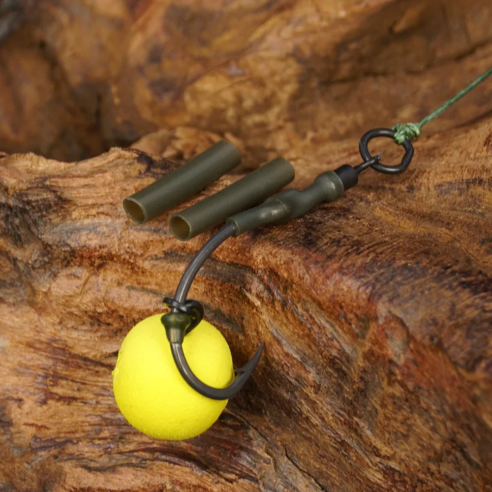Fishing Rigs Ready Made HEAT HEAT SHRINK Tube Hooks Pike Rigs Ronnie ...