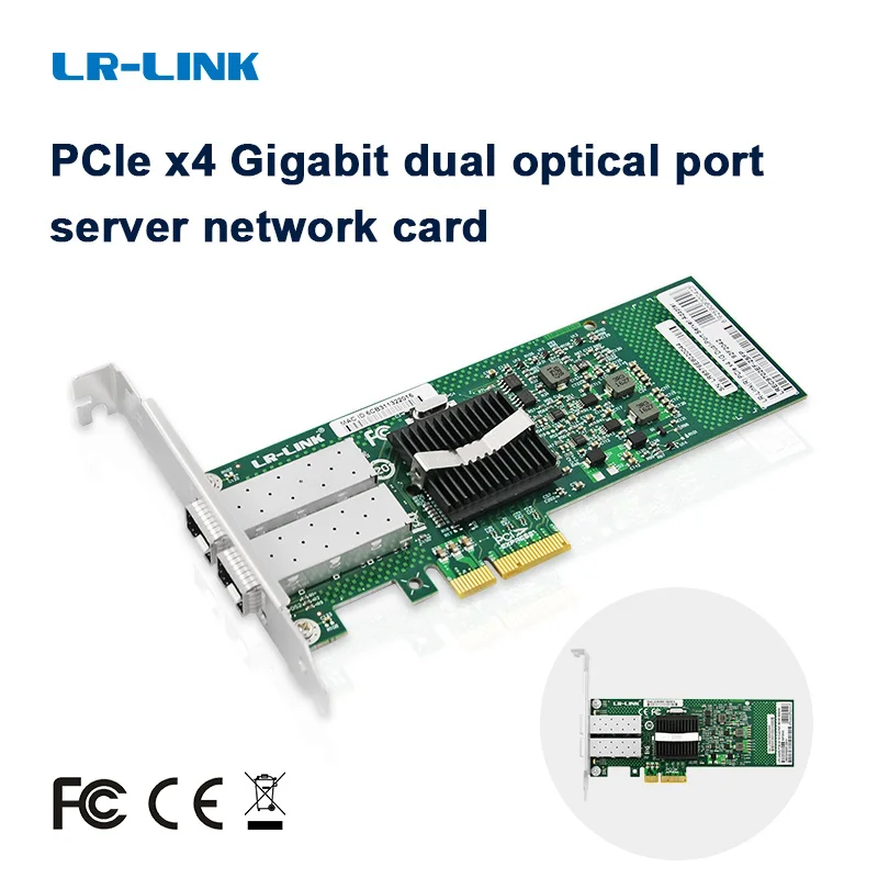 Lr-link 9702ef -2sfp Dual Port Gigabit Ethernet Fiber Optical Network ...