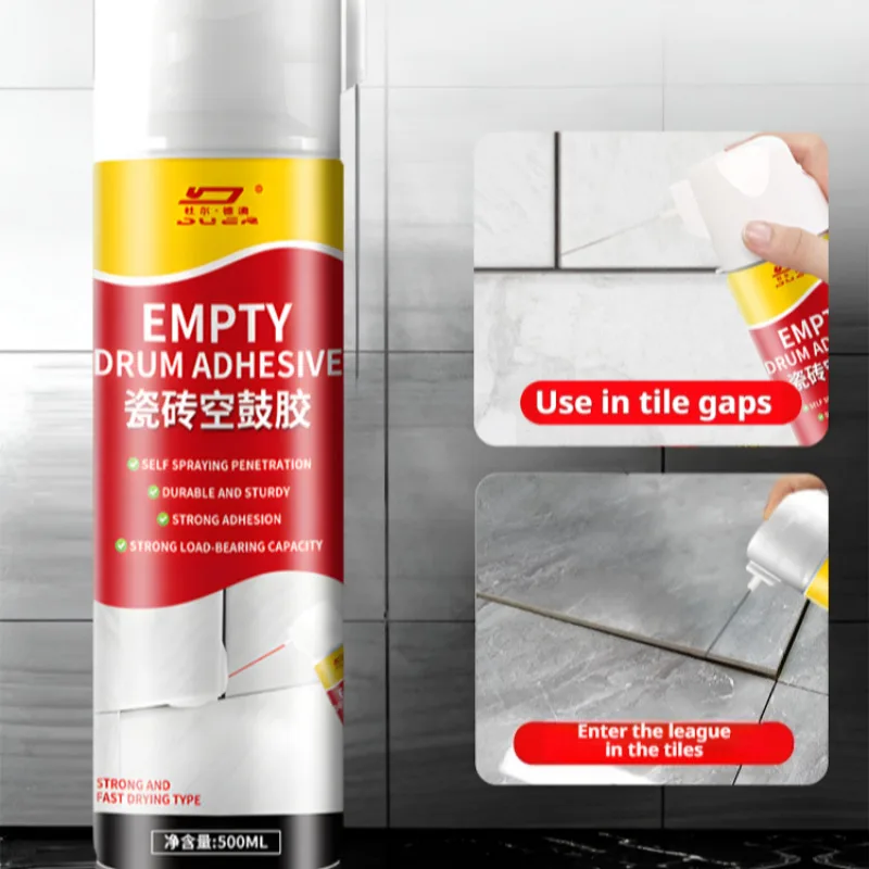 Strong-Tile-Adhesive-Glue-Floor-Tiles-Empty-Drum-Injection-Filling-Wall ...