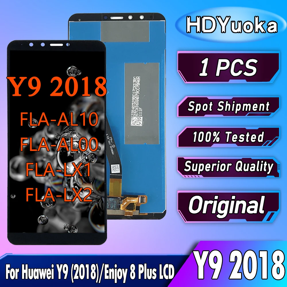 5-93-Original-For-Huawei-Y9-2018-LCD-Display-Touch-Screen-Digitizer-For ...