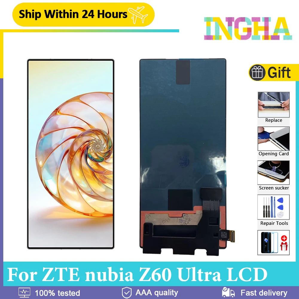 Original-6-8-AMOLED-For-ZTE-nubia-Z60-Ultra-LCD-Display-Touch-Digitizer ...