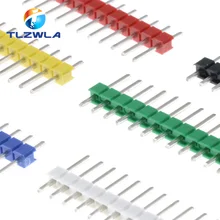 10PCS 1X40Pin Breakable Pin Header 2.54mm Single Row Male Header ...