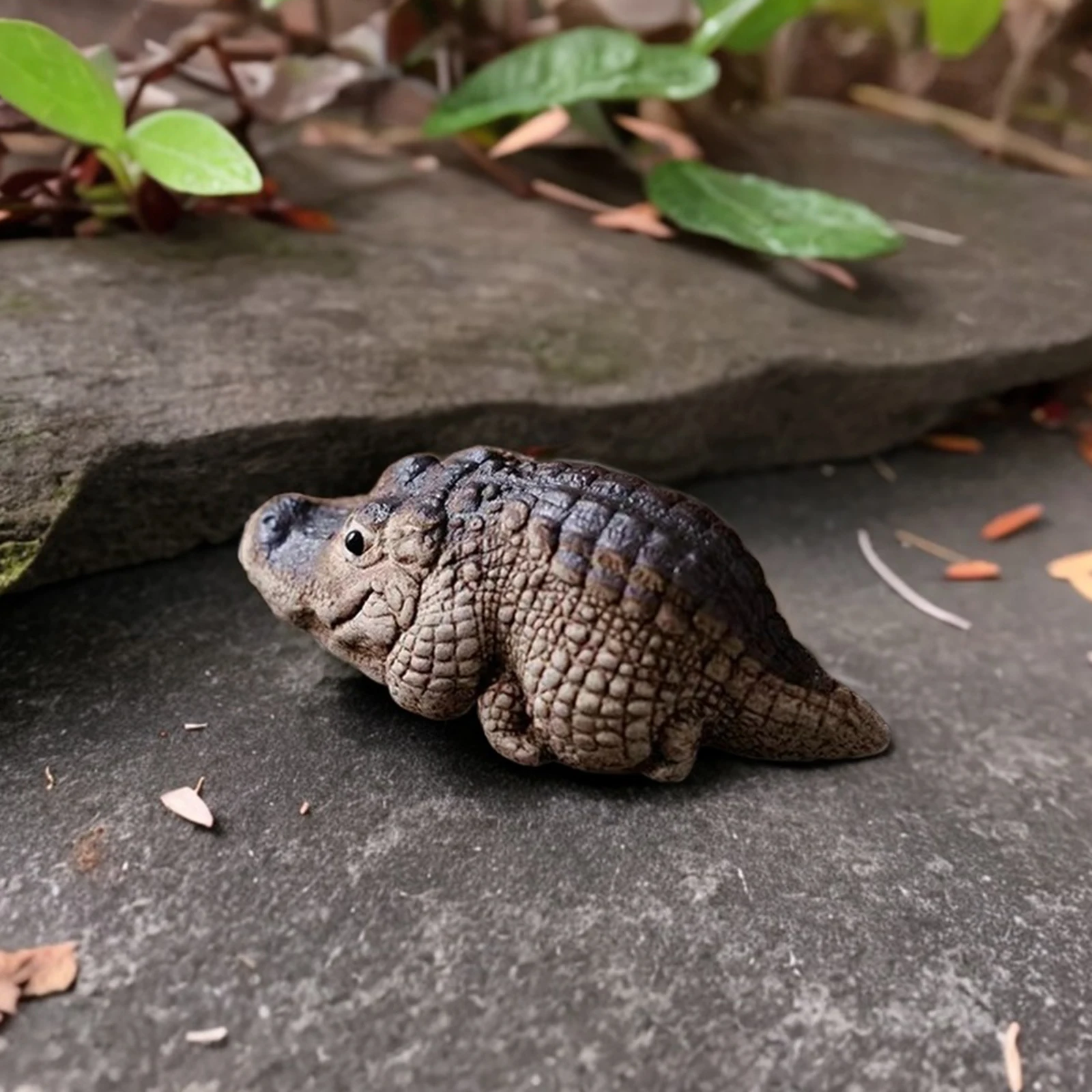 Clay-Alligator-Crocodile-Mini-Kung-Fu-Tea-Pet-Figurine-Lovely ...