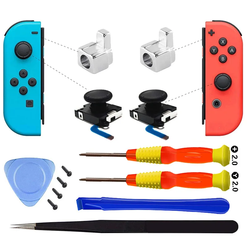 13-in-1-Ns-Switch-Oled-Lite-3D-Analog-for-Joycon-Joystick-Sensor ...