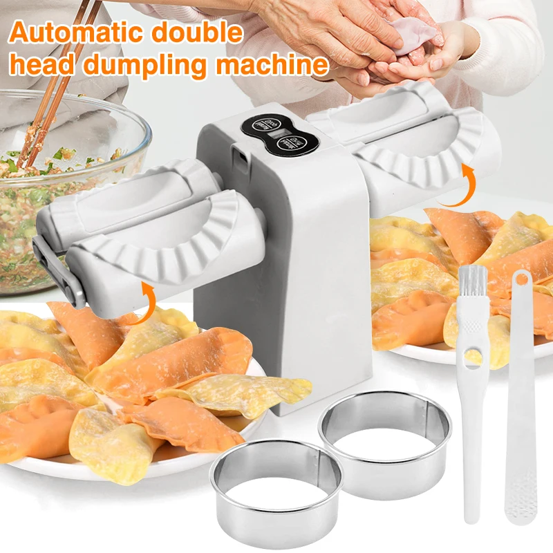 Automatic-Electric-Dumpling-Maker-Machine-Household-Double-Head-Rapid ...