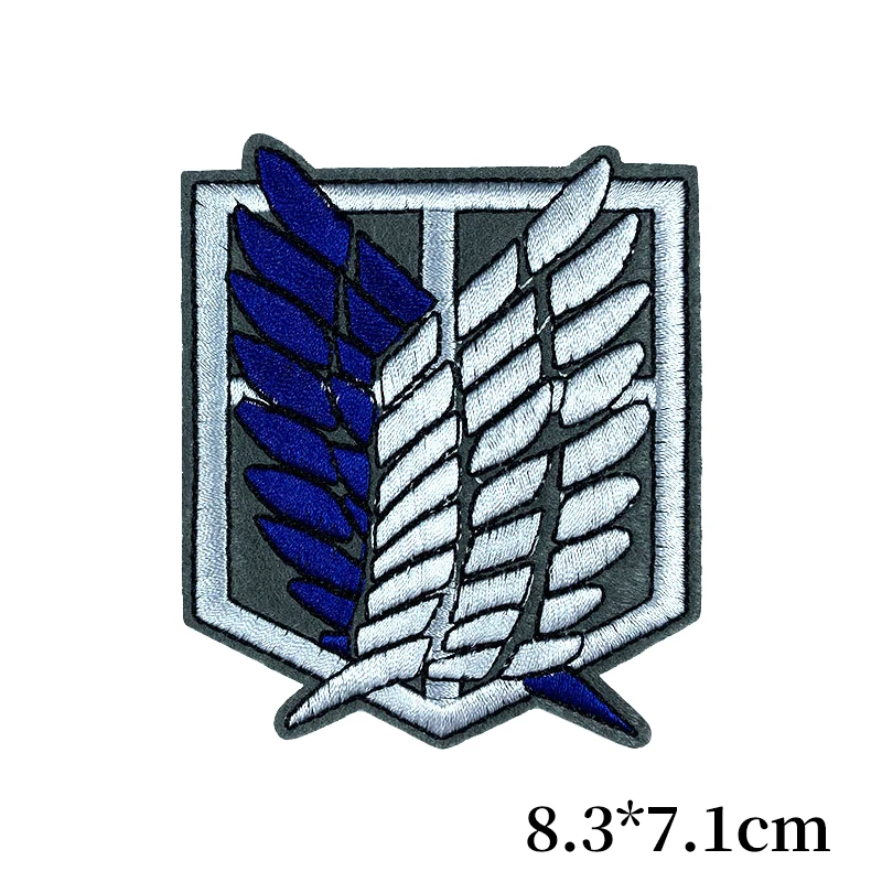 Embroidered Patches Attack on Titan Iron on Patches for Clothing ...