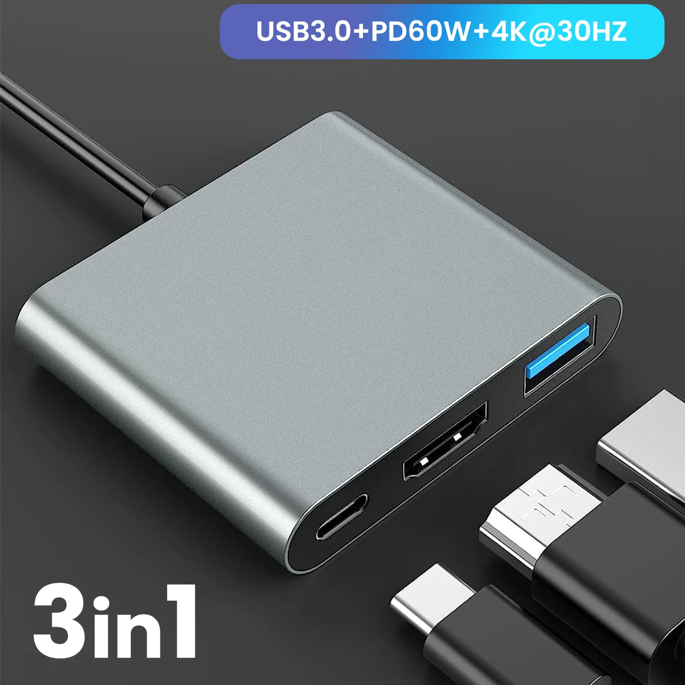 USB-C-Hub3-in-1-with-60W-Type-C-Power-Delivery-4K-HDMI-Square-Portable ...